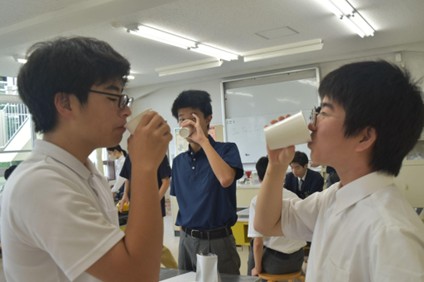 Hachiyama Junior High School : Coffee Lecture | Seibo Japan